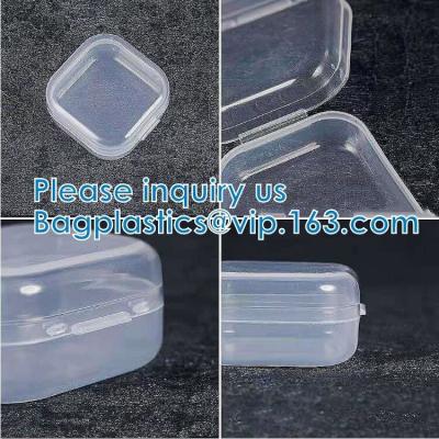 China Plastic de Containersdoos van de Parelsopslag, Opslag van Kleine Puntenambachten, Scharnierend Deksel, Juwelen, Hardware Te koop