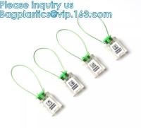 China Customizable Plastic Security Seals PP PE Tamper Evident Cable Lock Tags for Meter and Container Use for sale