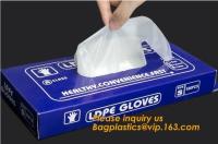 China Biodegradable Compostable Disposable Gloves PLA Material 0.02-0.1mm Thickness Custom Size for sale