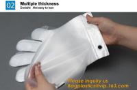 China Biodegradable Compostable Disposable Gloves PLA Material 0.02-0.1mm Thickness Custom Size for sale