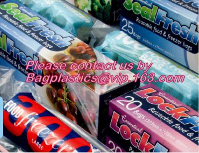 China Verse het slot, verzegelt de Zakken van de Verse, Schuifritssluiting, Diepvriezerzakken, de Verbinding van de Voedselgreep, Enssential-Housewares, Tramontina Te koop