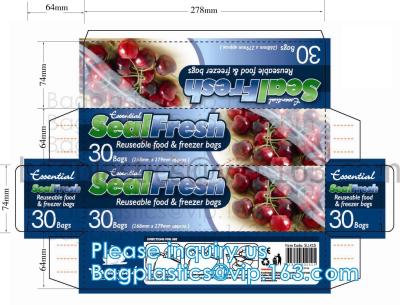 China Verse het slot, verzegelt de Zakken van de Verse, Schuifritssluiting, Diepvriezerzakken, de Verbinding van de Voedselgreep, Enssential-Housewares, Tramontina Te koop