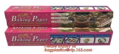 China Parchment Paper Roll, Slide Cutter Baking Paper Roll For Cooking, Roasting, Greaseproof, Wrap Paper, chef for sale