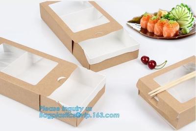 China Noedelvakje, Salade Beschikbare Verpakking, Kraftpapier-Document Lunchvakje, Beschikbaar Kraftpapier-Douanedocument Lunchvakje Te koop