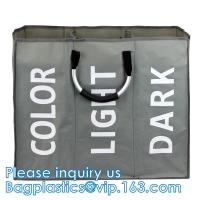 China Customized Stackable Laundry Basket 50x26x55cm Foldable Storage Cube for Clothes Toys for sale