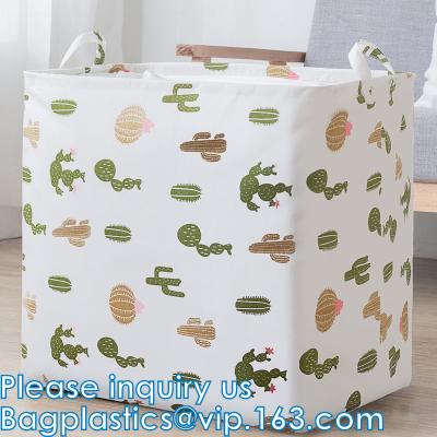 China Laundry Baskets with Easy Carry Handles, Hamper, Folding Washing Bins, Family Laundry Room Bathroom for sale