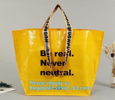 China Van de de Kruidenierswinkelbevordering van de Eco de Opnieuw te gebruiken Supermarkt Winkelende drager, de doekzak van de stoffentotalisator, Geweven zak Te koop