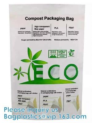 China Bio, eco, adubo, parte inferior do quadrado, horizontalmente inferior, levante-se, o reforço lateral, parte superior do zíper, com janela, rasgo entalha à venda