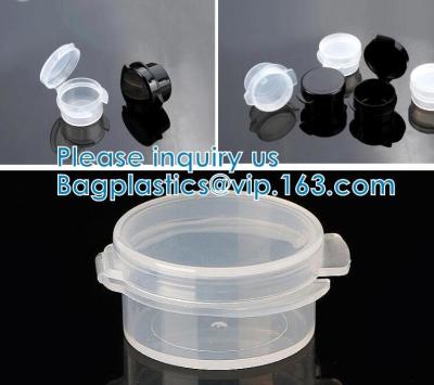 China do espaço livre pequeno do creme de 5g 5ml potenciômetro plástico com o frasco plástico vazio do recipiente cosmético do tampão de parafuso à venda