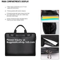 China Fireproof Document Organizer with Lock 15x13x3.2 inch Water Resistant Safe File Bag 2100°F for sale