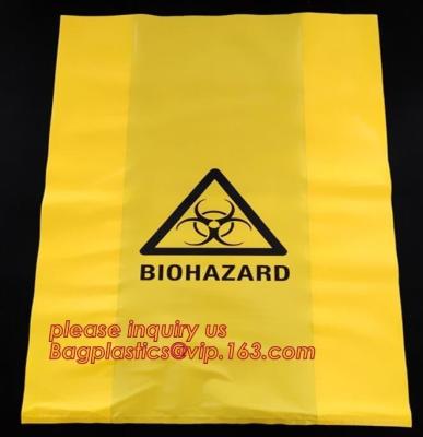 China De Zakken van de Biohazardbehandeling, Gesteriliseerde Zakken, Verwijderingszakken, Afvalzakken, Gevaarlijk Afvalzak met Banden Te koop