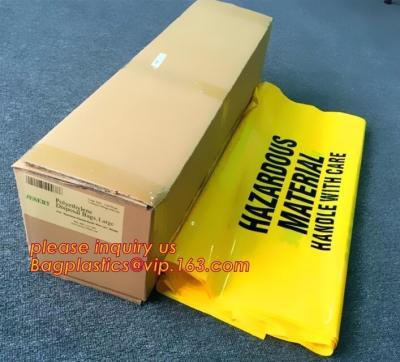 China De Zakken van de Biohazardbehandeling, Gesteriliseerde Zakken, Verwijderingszakken, Afvalzakken, Gevaarlijk Afvalzak met Banden Te koop