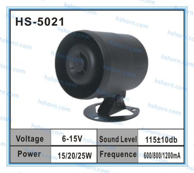 Car Alarm Siren 20W Electronic siren speaker alarm(HS-5021)
