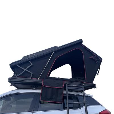 Cina Tenda auto triangolare leggera in guscio rigido in alluminio per 2 persone stile Z 211X130 per campeggio in vendita