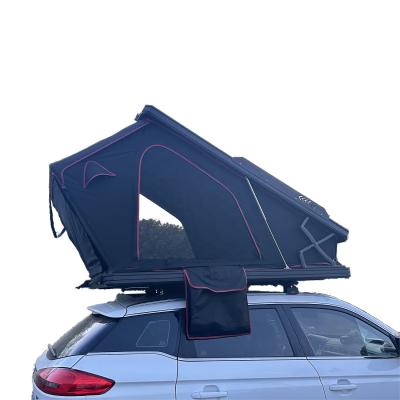 Cina Tenda auto triangolare leggera in guscio rigido in alluminio per 2 persone stile Z 211X130 per campeggio in vendita