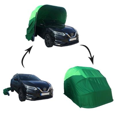 China Kit portátil de jardim de estilo japonês Garagem de carro Kit de cobertura de portão com telhado de aço inoxidável à venda