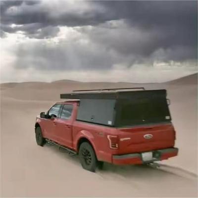 China Aluminum Alloy Pickup Camper Truck 4x4 Mid WeCare Truck Camper Ram Bed Camping Shell Made for sale