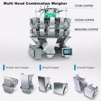 China 7 Inch 10 Inch Touch Screen Multi Head Combination Weigher Automatic Feed Control for sale