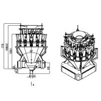 China 14 Head Multi-Head Weighers Rake Type for pickled vegetables for sale
