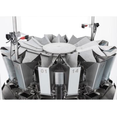China Precision 10 Head Or 14 Multihead Weigher Packing Machine With Touch Screen for sale