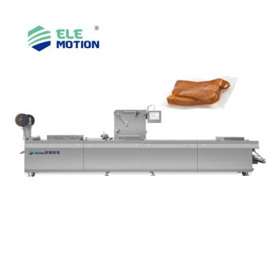 China Máquina de embalaje de vacío de termoformación PLC o HMI Control máquina de embalaje de sello de vacío en venta