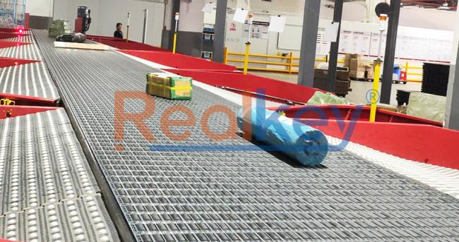 RKCONV Modular Belt Conveyor in operation