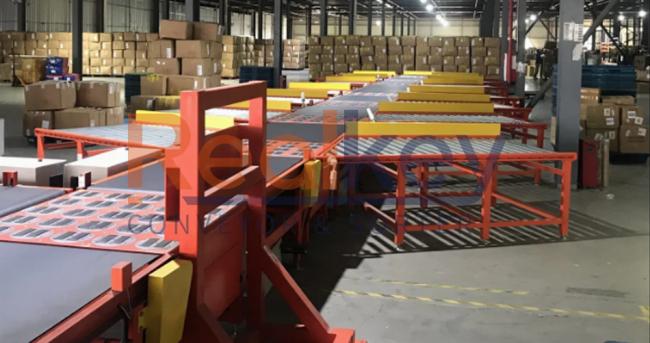 Realkey Swivel Wheel Sorting Machine in operation
