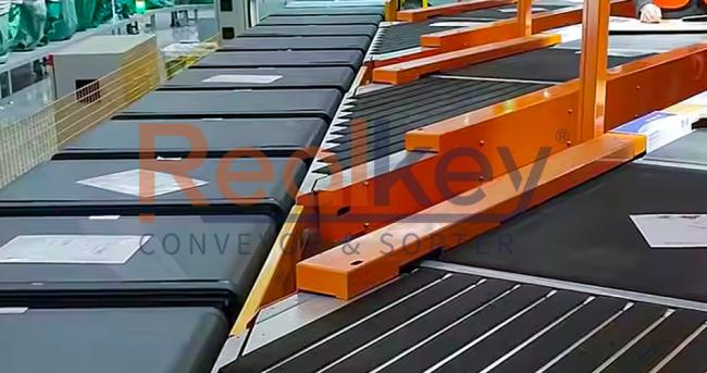 Cross Belt Sorter application in warehouse environment