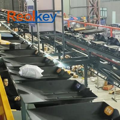China Smart Tilt Tray Sorter Efficient Sorting For Small Irregular Packages for sale