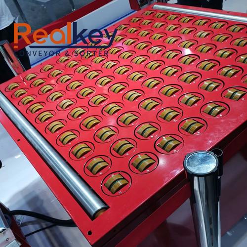Quality High Speed Parcel Sorting Conveyor Warehouse Sorter Double Sided High Precision for sale