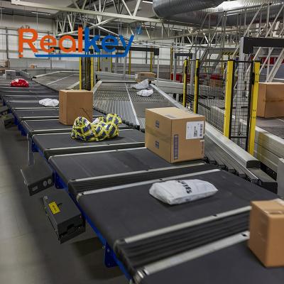 Cina Realkey Cross Belt Sorter ottimizzato per il commercio elettronico progettato per ridurre i costi di lavoro in vendita