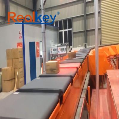 China Realkey Cross Belt Sorter Intelligent Recognition & Fully Automated Sorting for sale