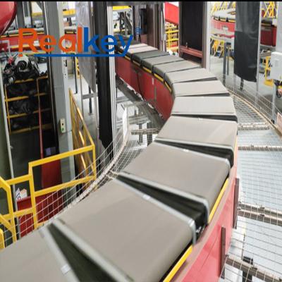 China Apparel Industry Cross Belt Sorter System Sorting Accuracy Up To 99.99% for sale