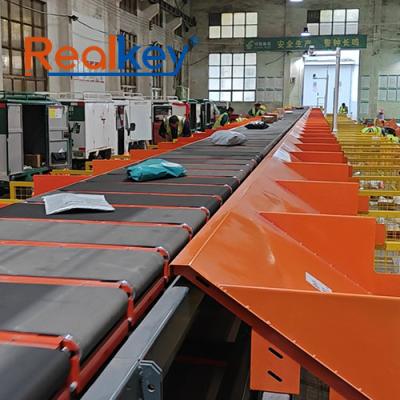 China Supermarket Cross Belt Sorter Rapid Automatically Order Processing Efficient Sorting for sale