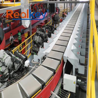China Efficient Product Separation High Speed Cross Belt Sorter Labor Saving for sale