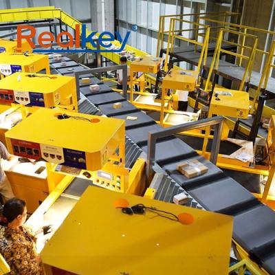 China High Capacity Versatile Warehouse Conveyor Belt Systems Linear Crossbelt Sorter for sale