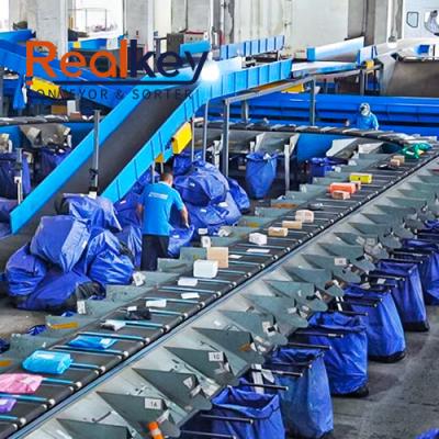 中国 循環型インテリジェント倉庫コンベヤーベルトシステム 自動分類コンベヤーシステム 販売のため