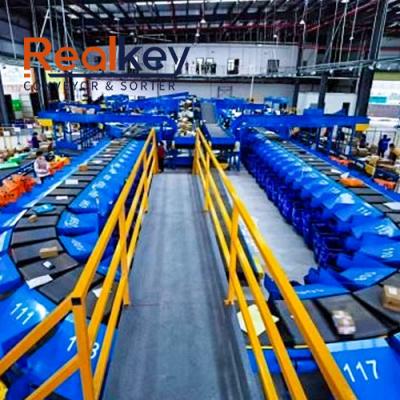 中国 循環型インテリジェント倉庫コンベヤーベルトシステム 自動分類コンベヤーシステム 販売のため
