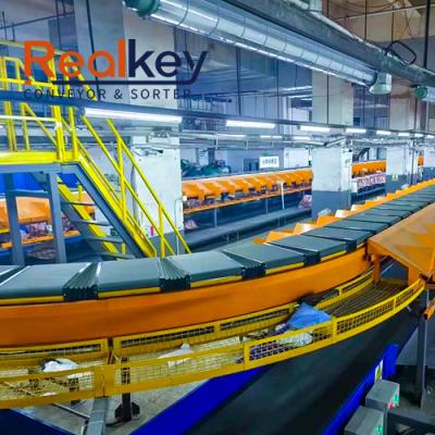 China Advanced Sorting Conveyor Belt High Performance For Express Delivery for sale