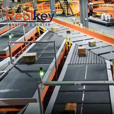 China Reliable Conveyor Sorting System Parcel Sorting Equipment Flexible Fire Resistant for sale