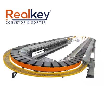 China Automatic Cross Belt Sorter Flexible High Performance For Express Logistics for sale