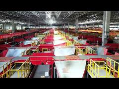 Energy Efficient Swivel Wheel Sorter Space Saving For Easy Maintenance