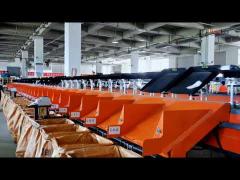 Durable Tilt Tray Sorter Compact Designed Automatic For High Efficiency