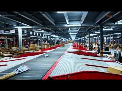High Efficiency Narrow Belt Sorter Low Maintenance Automated Parcel Sorting For Warehouses