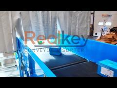 low noise modular belt conveyor systems intelligent for pharmaceutical industry