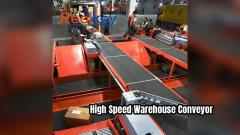 High Speed Modular Warehouse Belt Conveyor Solution