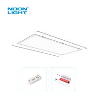 China Recessed 2x4 LED Flat Panel with Bi-Level PIR Sensor 40W 5000LM CCT Selectable for sale