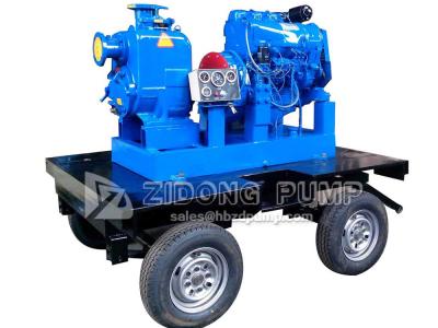 China ZW Self primming horizontal sewage water pump for sale