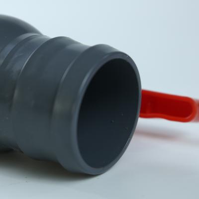 Cina Valvola a sfera in PVC personalizzata 40 mm resistente all'usura resistente alla corrosione in vendita