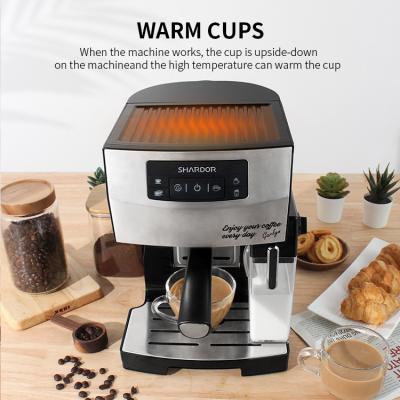 China 6 in 1 Single Shot Coffee Machine 15 Bar Multifunction Double Shot Espresso Machine for sale